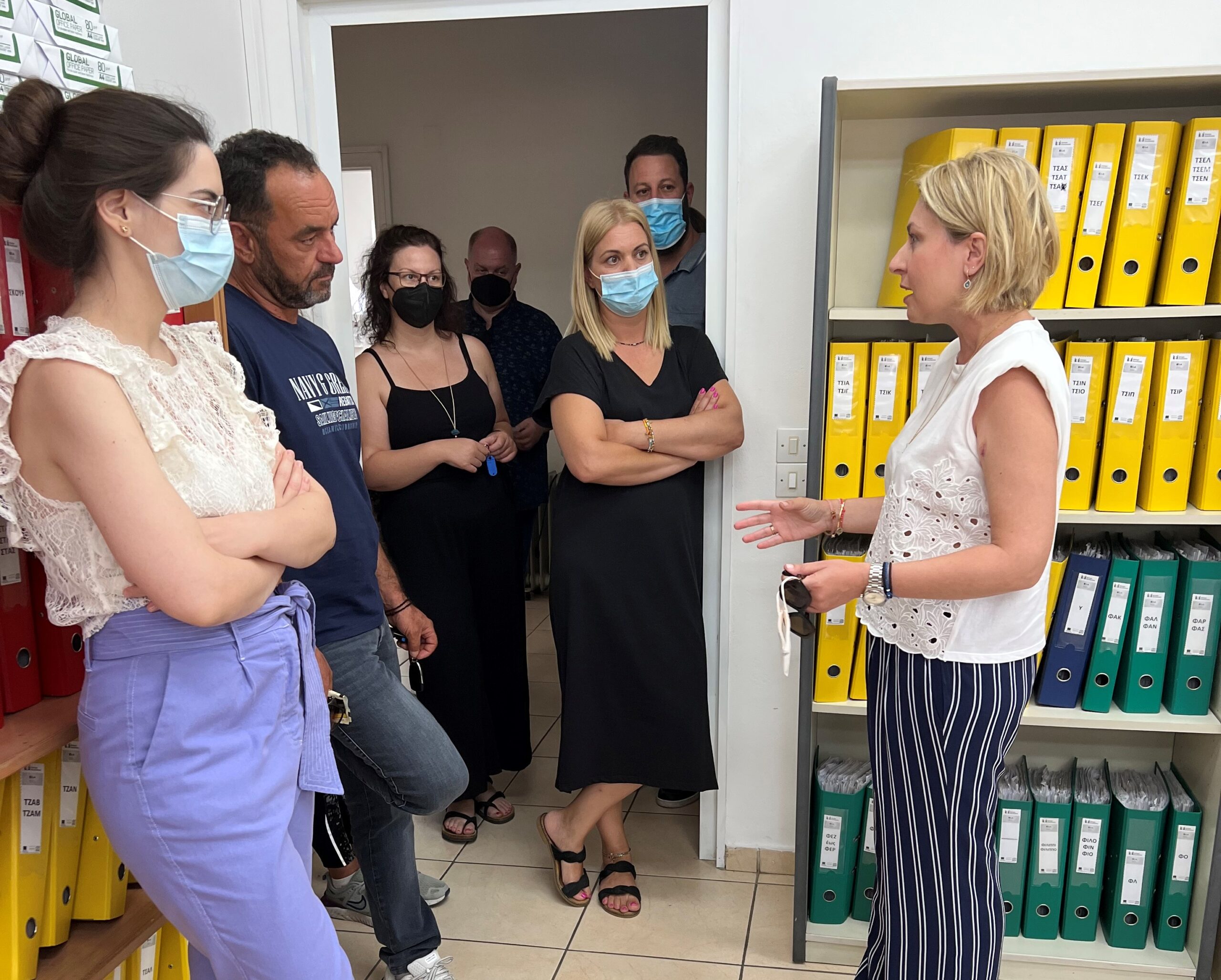Επίσκεψη Χριστίνας Αλεξοπούλου στο Κέντρο Κοινότητας του Δήμου Πατρέων ...